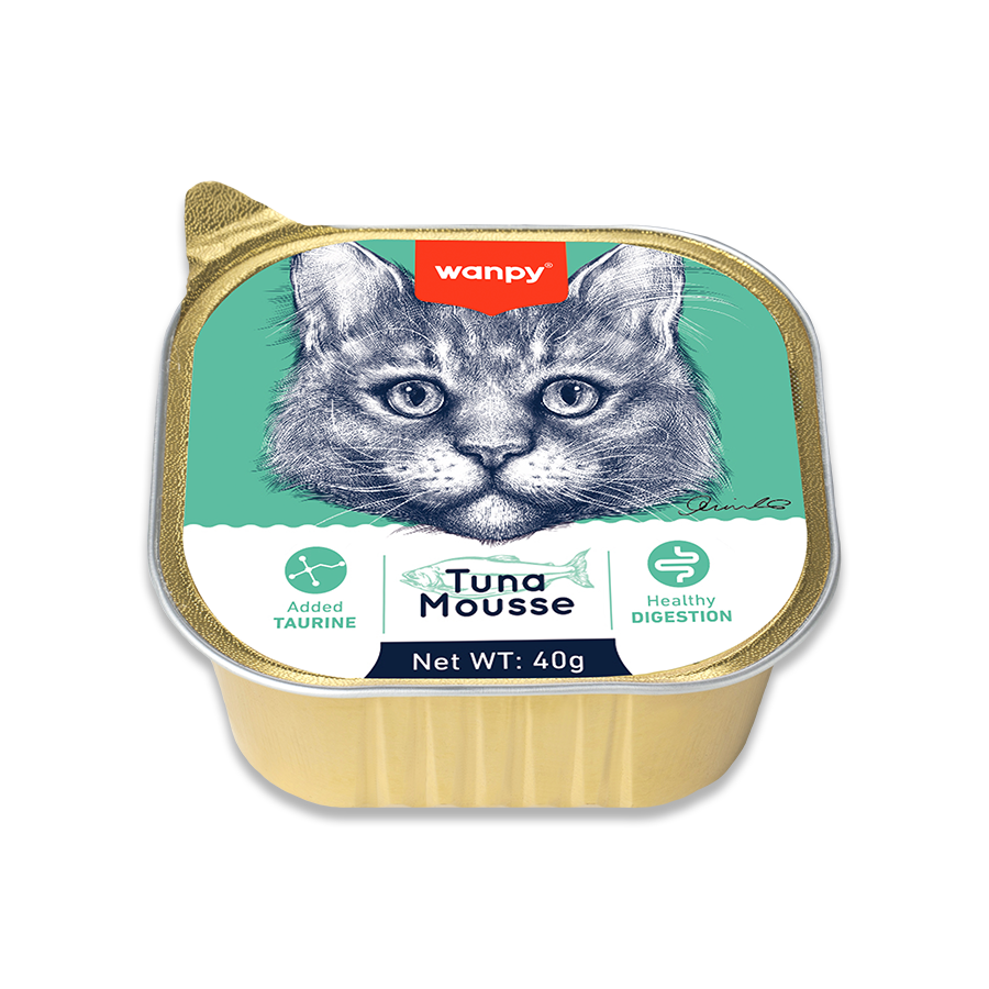 Wanpy Kedi Ton Balıklı Alutray Yaş Mama 40 gr – Wanpy Pet Food